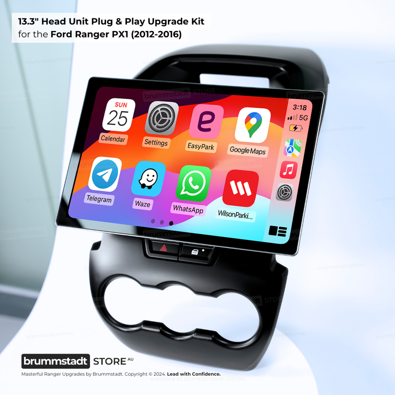 Ford Ranger 2012-2015 PX - Premium Head Unit Upgrade Kit: Radio Infota ...