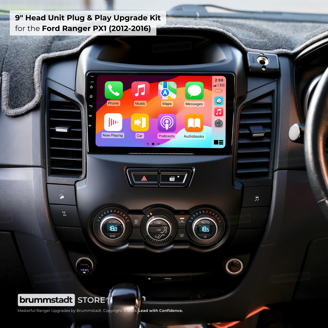 Ford Ranger 2012-2015 PX - Premium Head Unit Upgrade Kit: Radio Infota ...