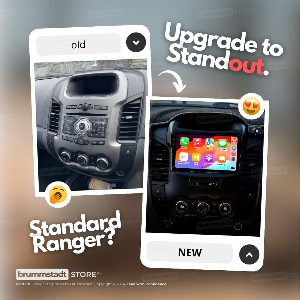 Ford Ranger 2012-2015 PX - Premium Head Unit Upgrade Kit: Radio Infota ...