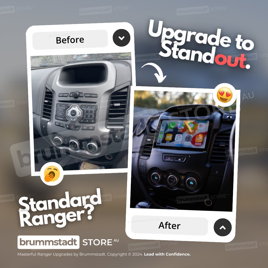 Ford Ranger 2012-2015 PX - Premium Head Unit Upgrade Kit: Radio Infota ...