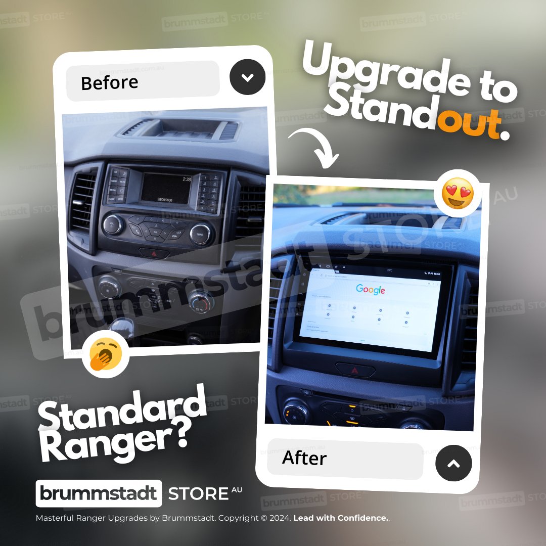 Ford Ranger 2015-2022 PX MkII & MkIII - Premium Head Unit Upgrade Kit ...