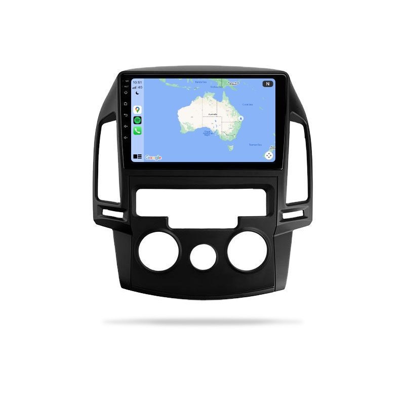 Hyundai i30 2007-2012 FD manual A/C - Premium Head Unit Upgrade Kit: R ...