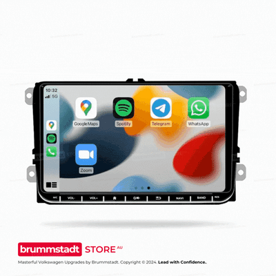 VW Volkswagen - Premium Head Unit Upgrade Kit: Radio Infotainment Syst ...